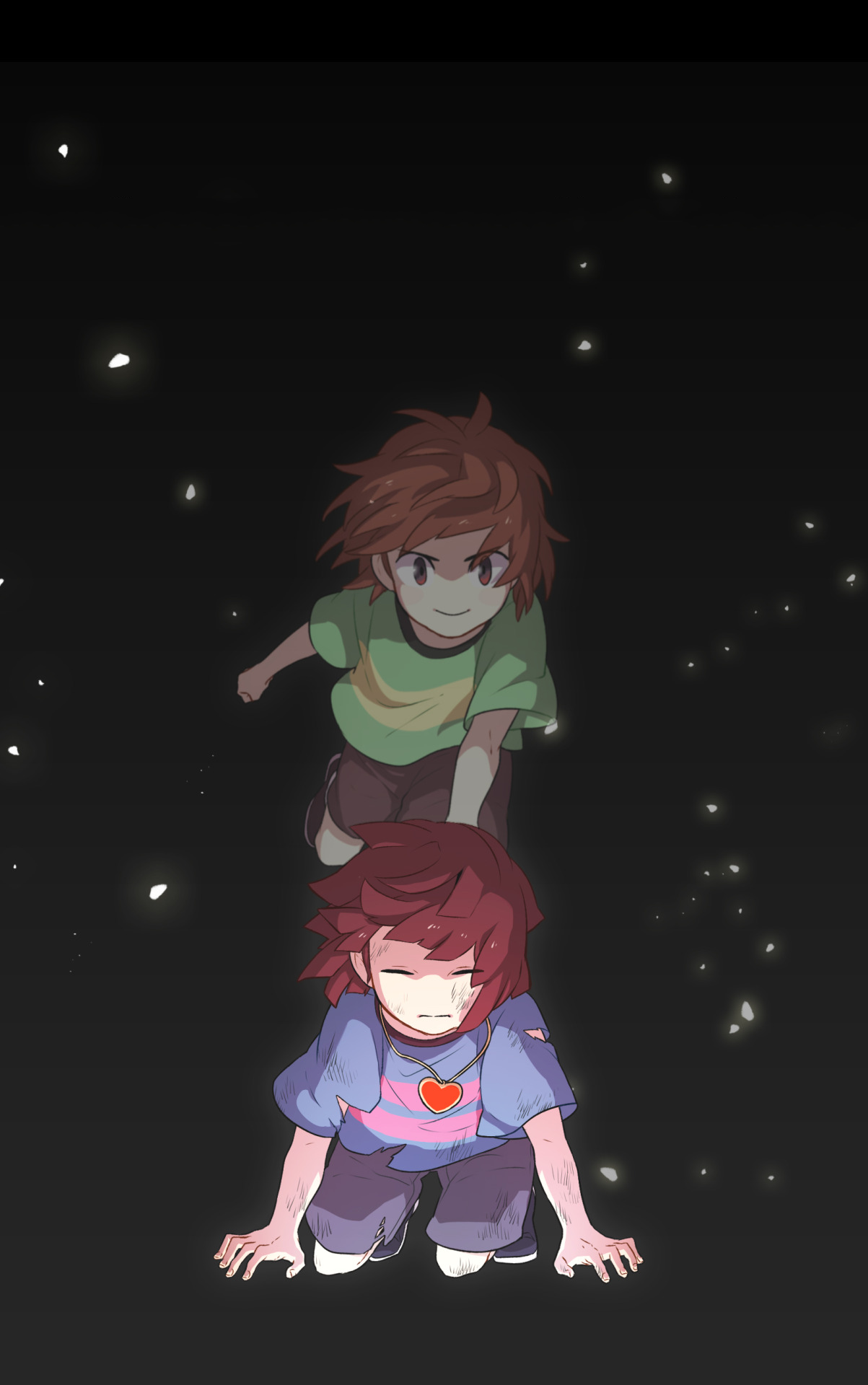 I support Chara x Frisk. - #143200087 added by bluemagebrilly at lewd