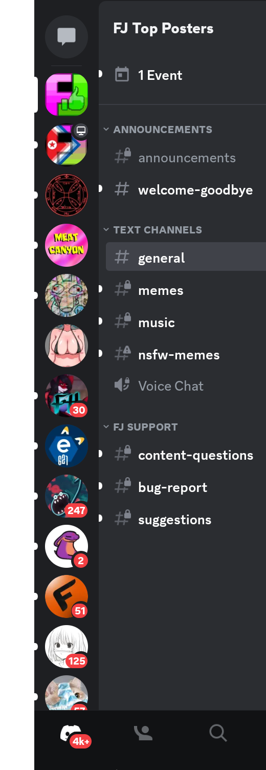 Theres a fj discord? - #250497136 added by racistwaffle at ⬜ 🔲 🔲 ⬜ ⬜ 🔲 ...