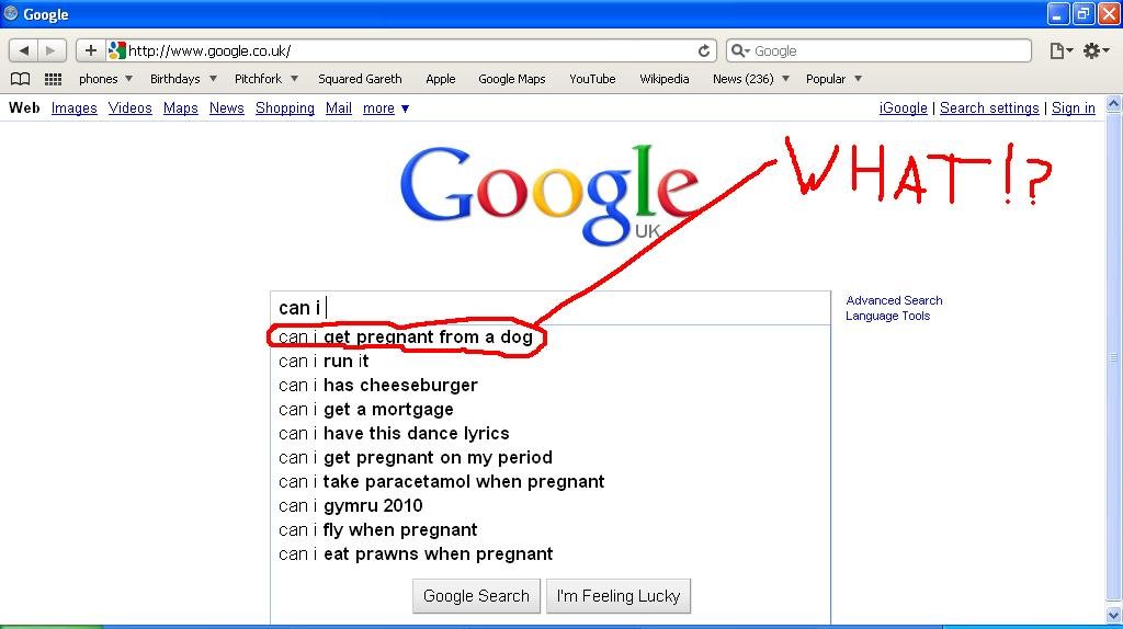 Google Search Fail