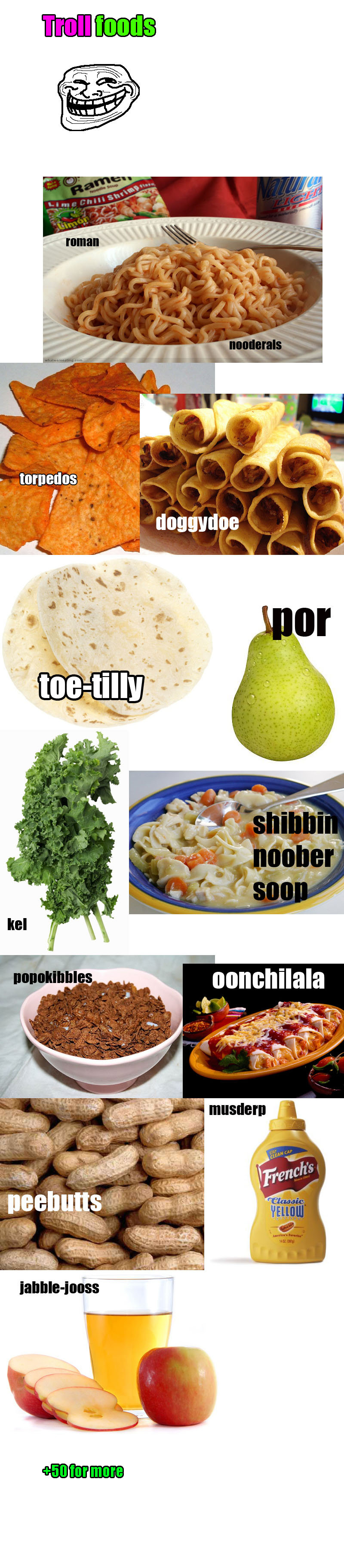 Troll foods part 2