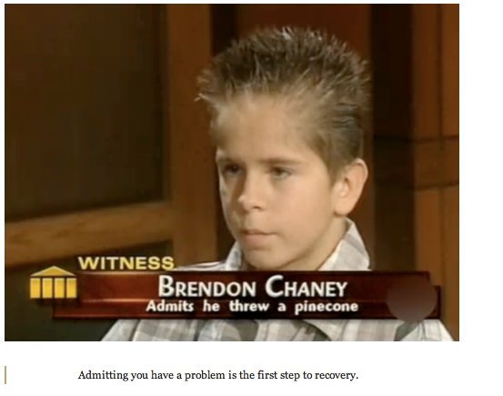 Admitting your problem is the first step