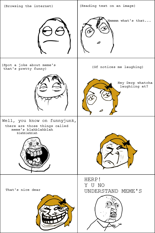 Explaining memes to gf