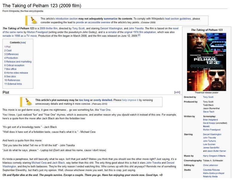 Funny Wikipedia Edit