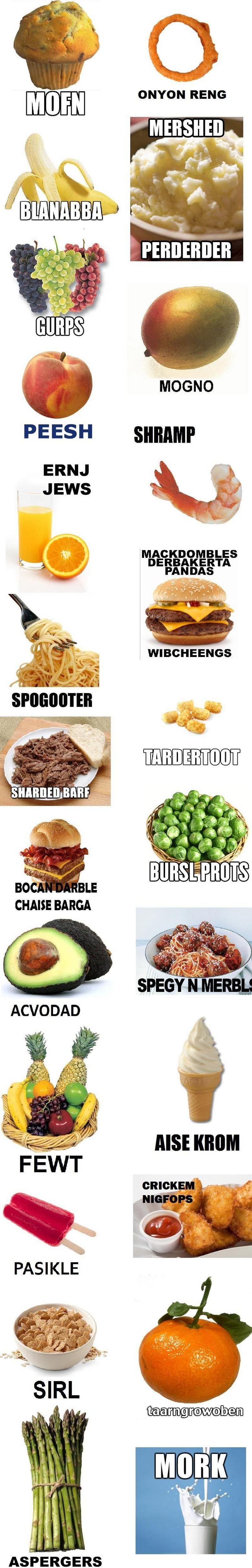 Herp derp food names