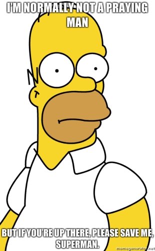 homer and praying