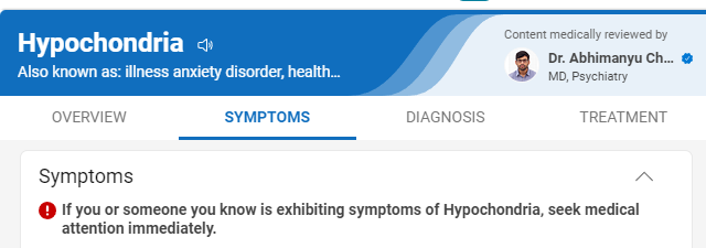 Hypochondria