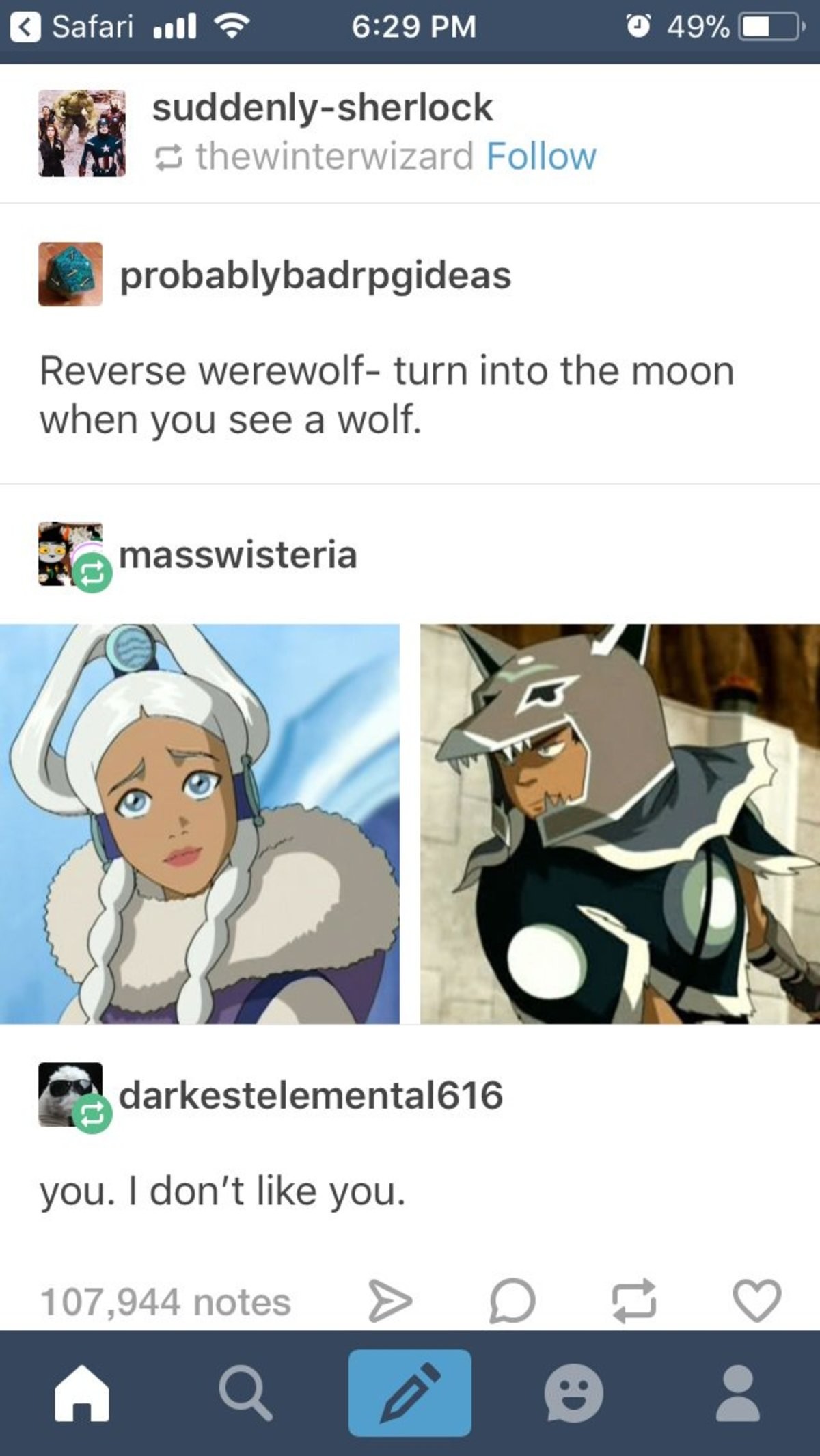 Mooning