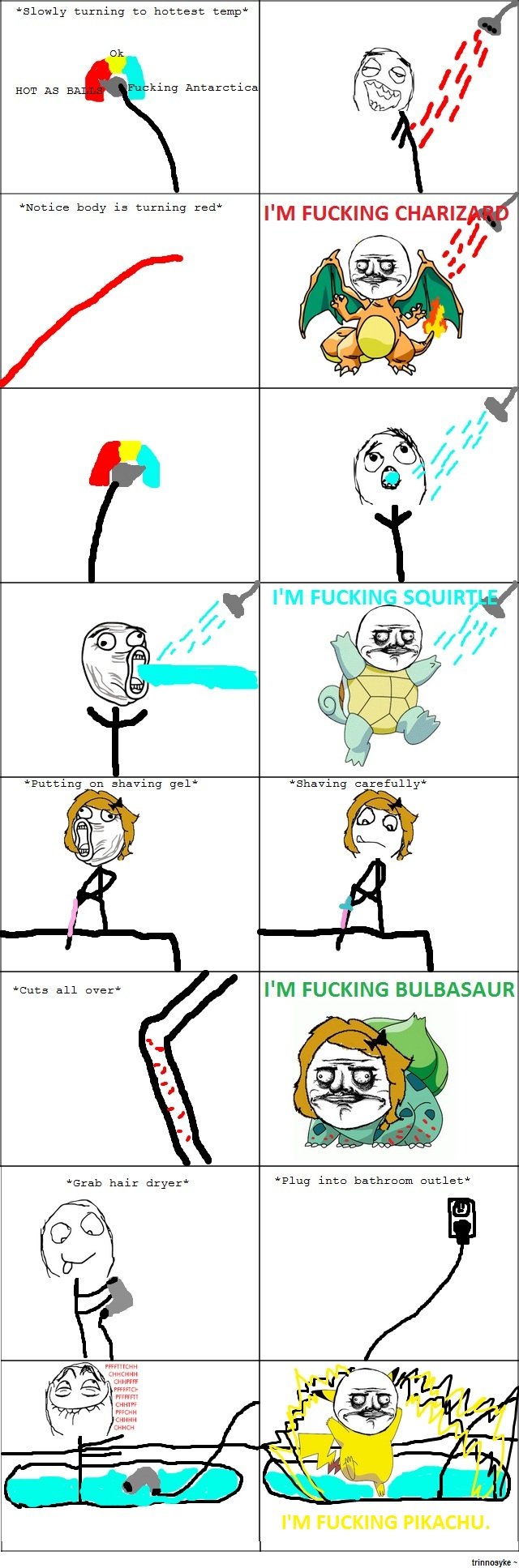 Pokemon Showers