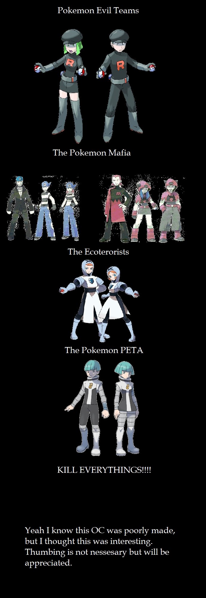 Pokemon Evil Teams OC