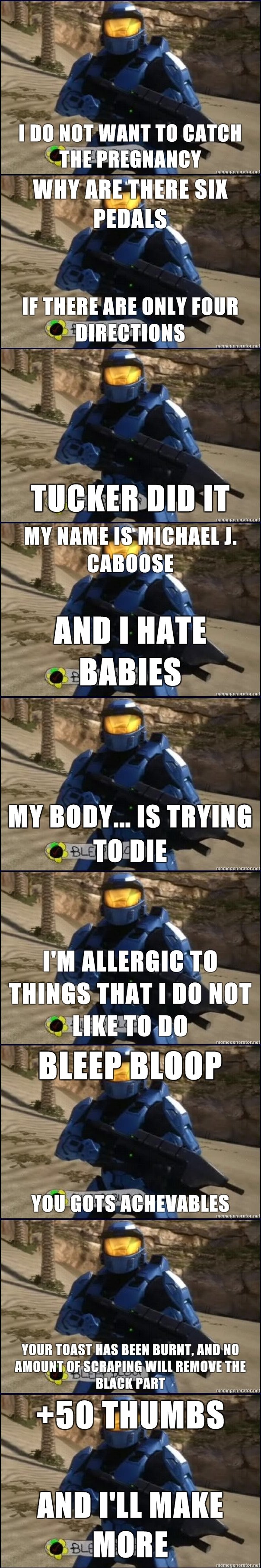 RVB Caboose meme