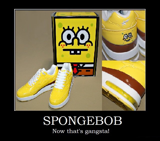spongebob shoes