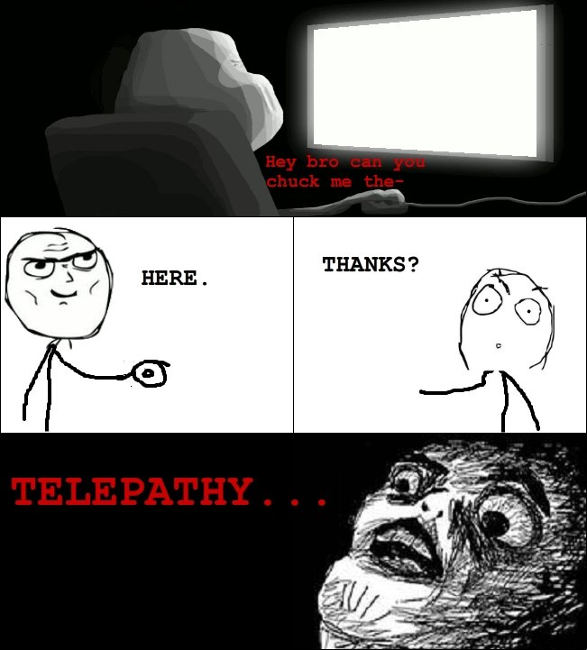 TELEPATHY!