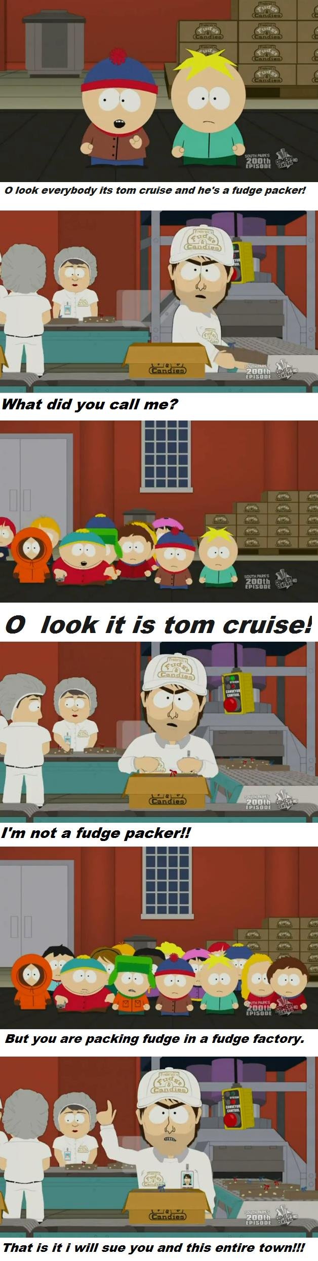 tom cruise is a fudge packer!