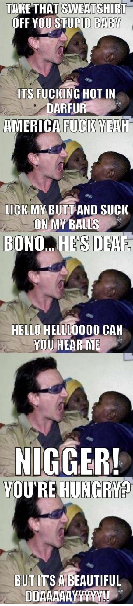 yelling bono meme